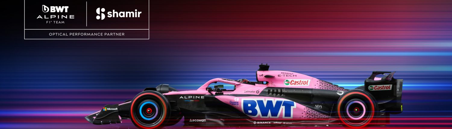 Shamir verlengt succesvolle samenwerking met BWT Alpine F1 Team - Optitrade
